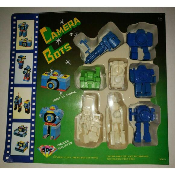 Unbranded | Toys | Vintage 98s Camera Bots Figure Transformers Vending ...